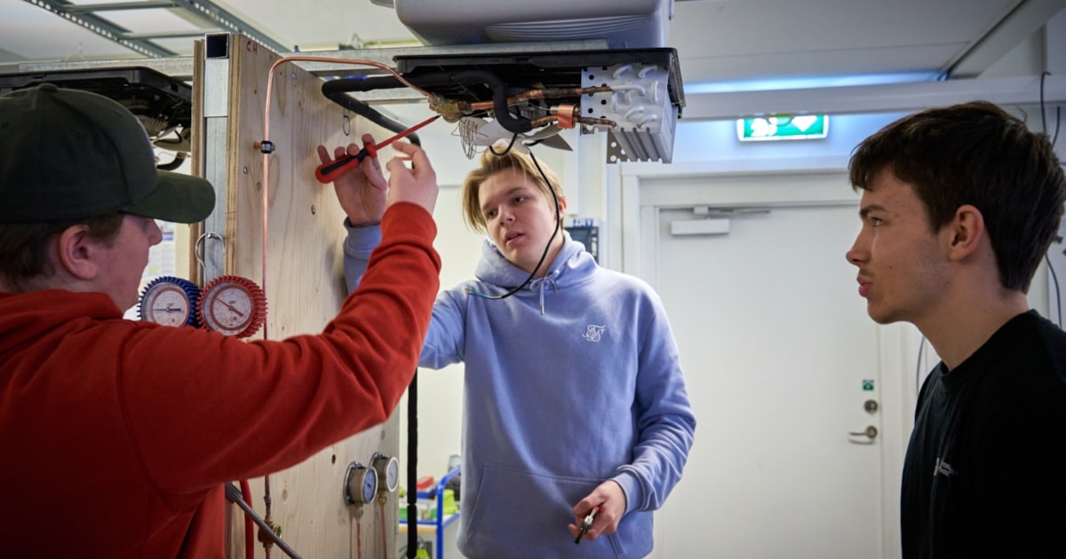 Liten nedgang i søkere til kulde-, varmepumpe- og ventilasjonsteknikk